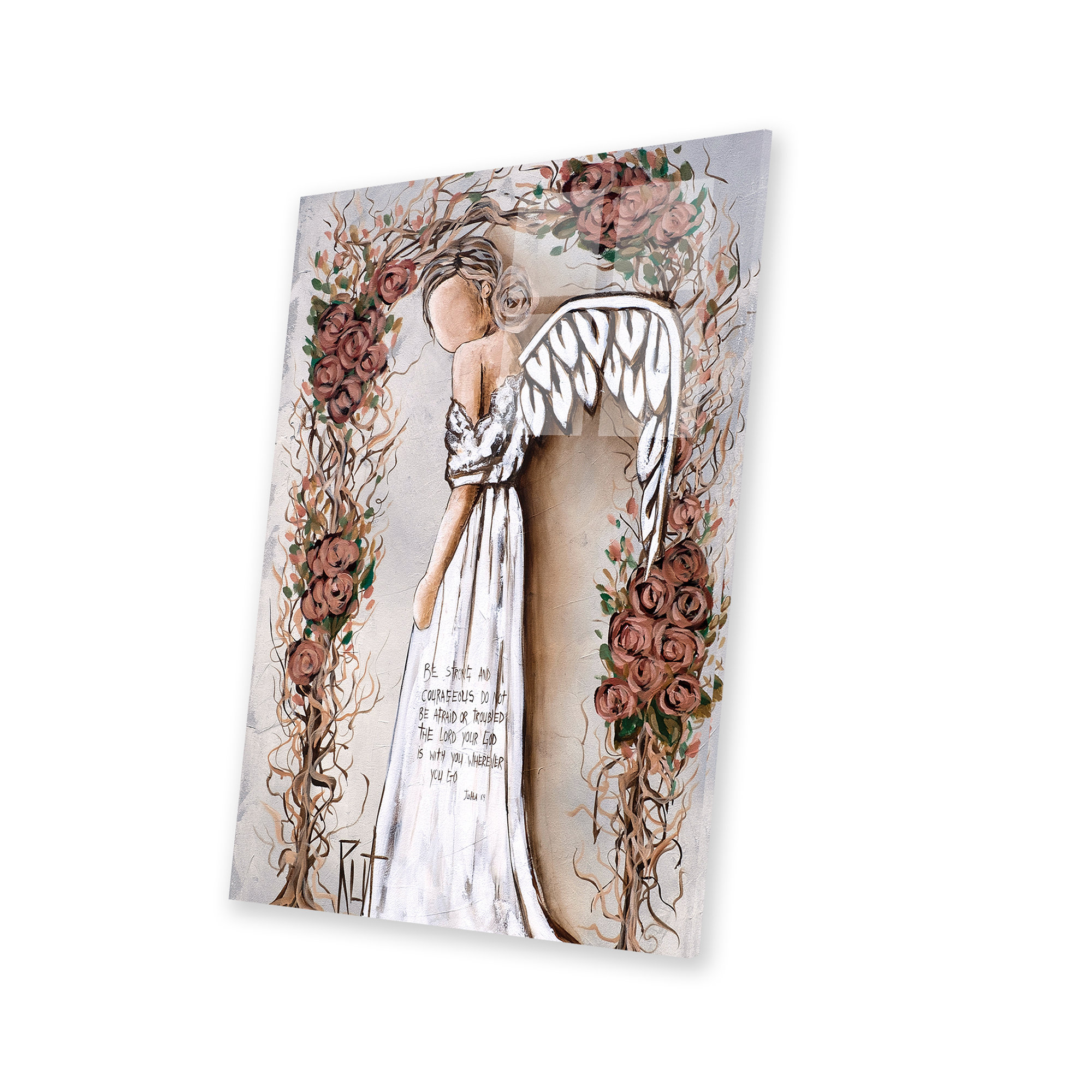 Trinx Be Strong And Courageous by Ruth's Angels | Wayfair