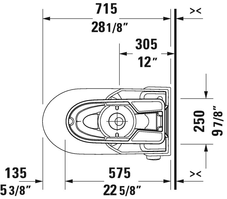 Duravit No.1 Dual-Flush Elongated One-Piece Toilet (Seat Included ...