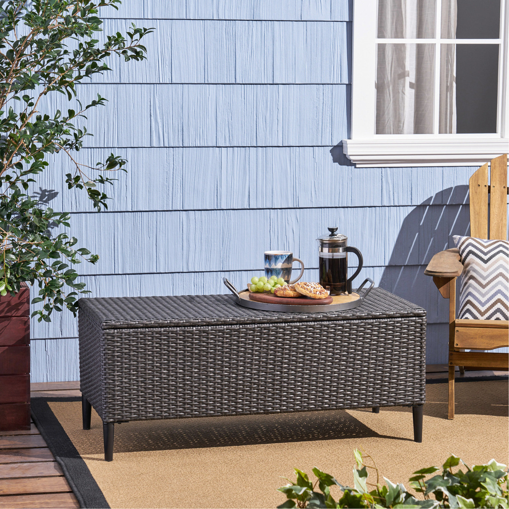 Latitude Run® Storage Unit For Beach And Pool Gear Outdoor Basket ...