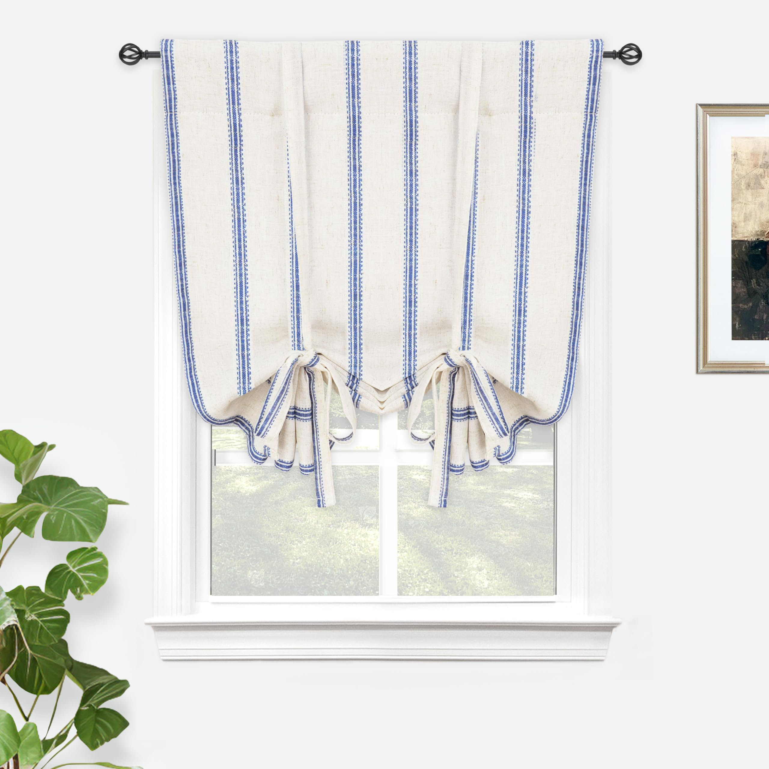 Gracie Oaks Waddah Linen Curtain & Reviews | Wayfair