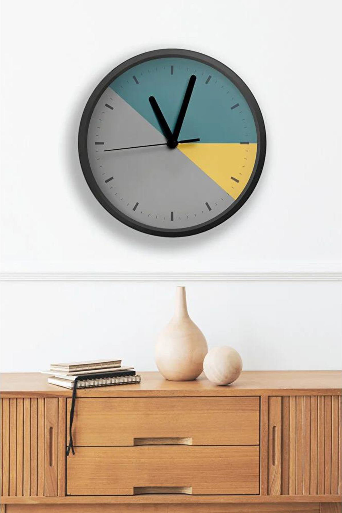 East Urban Home Decorative MDF Clock | Wayfair