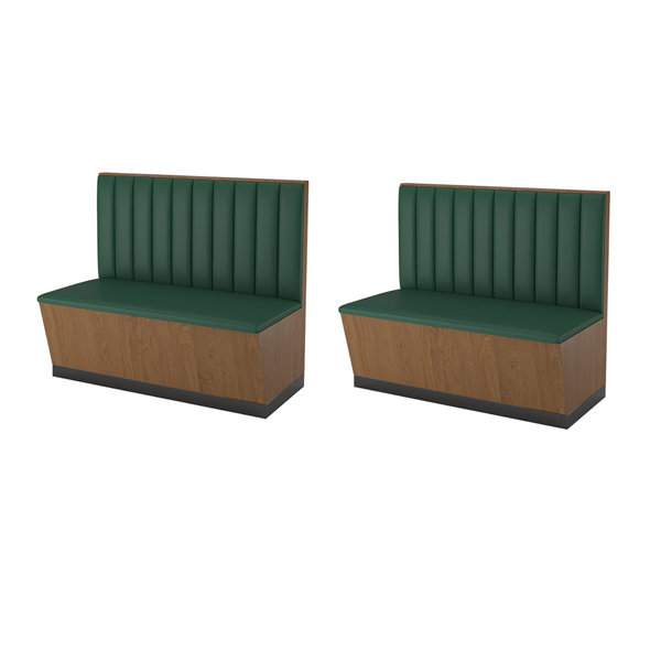 Canadian Linen Retro Simple Restaurant Cafe Benches Faux Leather ...