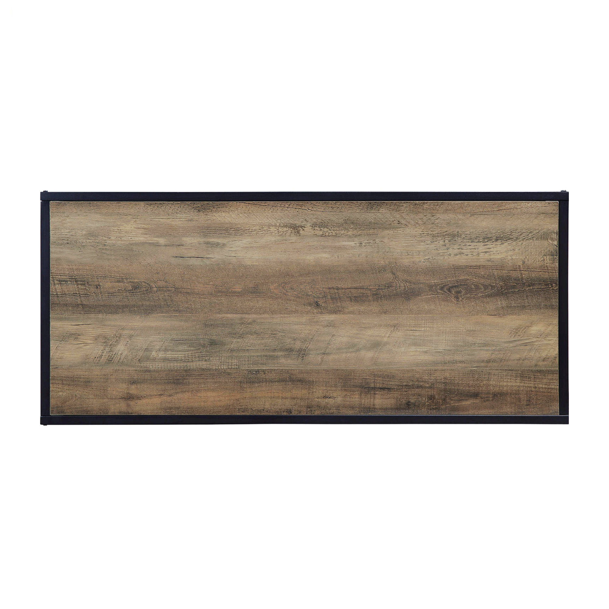 Home Enter Hub Rectangular Coffee Table With Open Storage Shelf | Wayfair