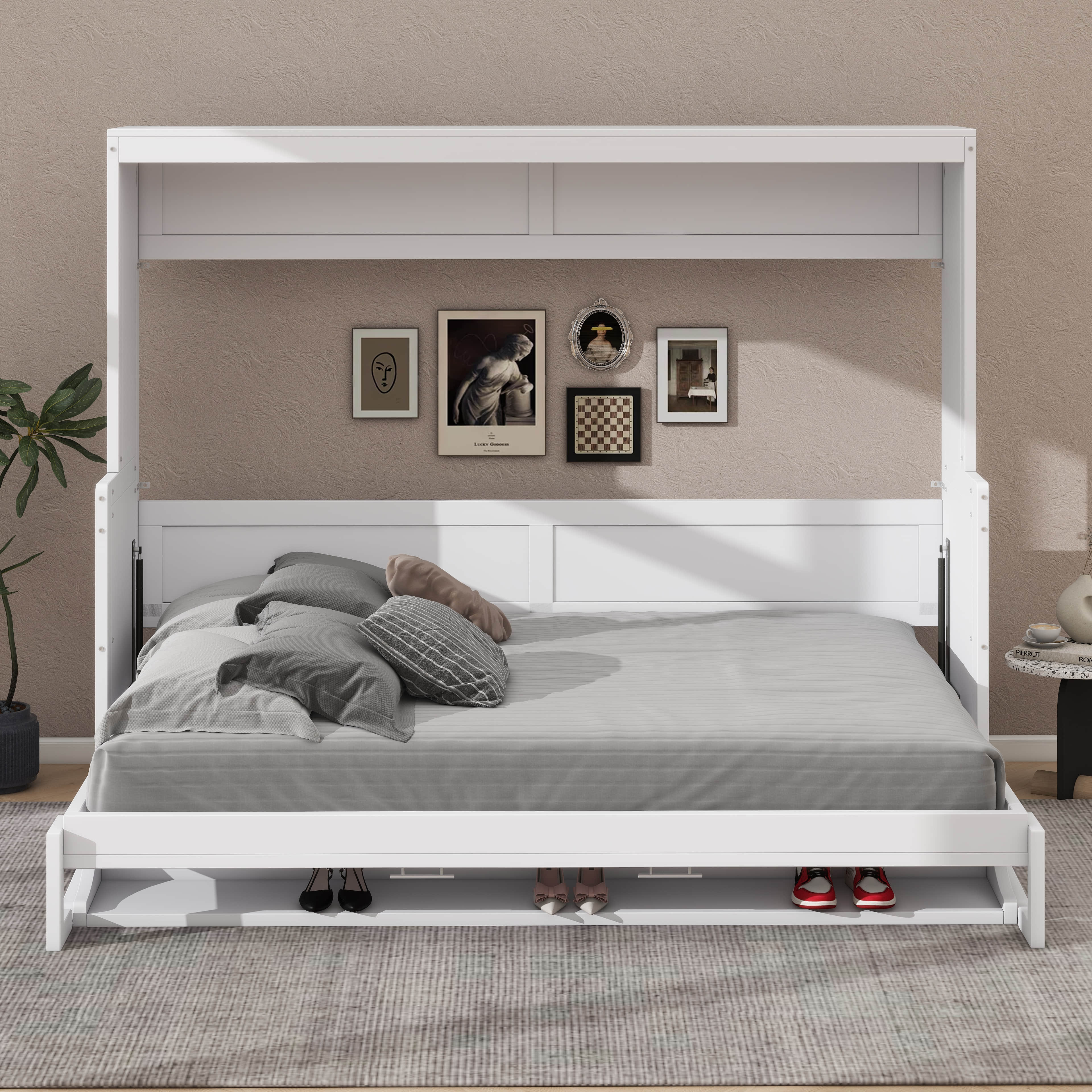 Red Barrel Studio® Complete Murphy Bed With Smooth Hydraulic Lift And ...