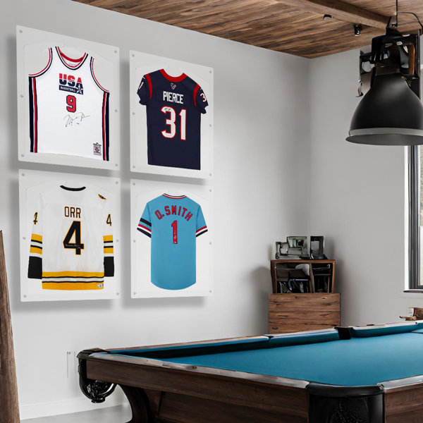 Vandue Wall Mounted Acrylic Sports Jersey Display Case Frame -baseball ...