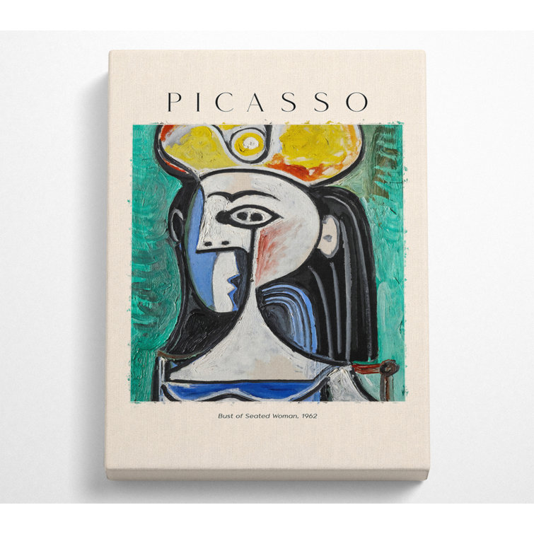 ClassicLiving Bust Of Seated Woman, 1962 by Pablo Picasso - Wrapped ...