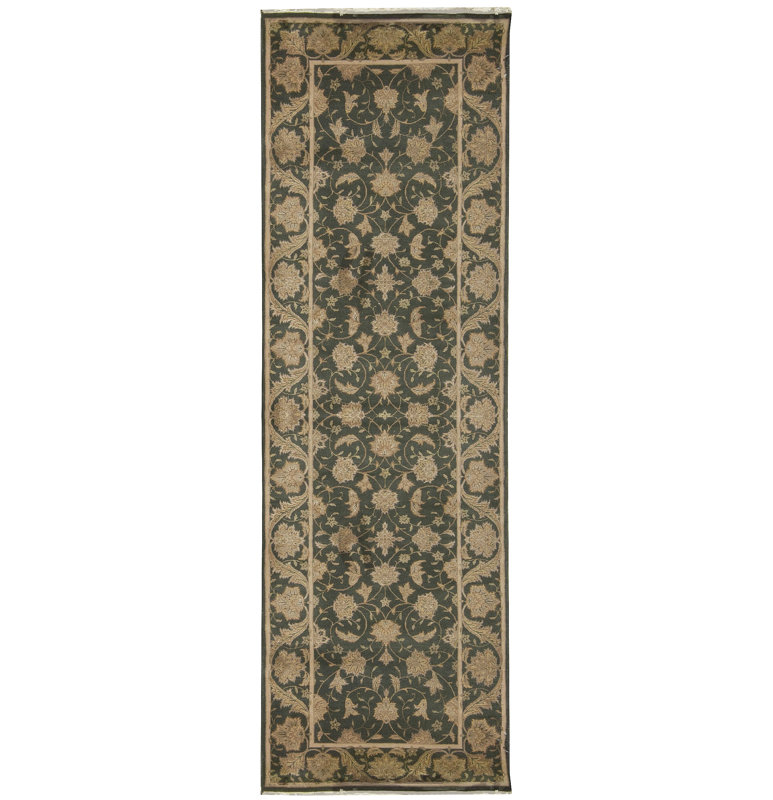 Bokara Rug Co., Inc. Hand-Knotted High-Quality Olive Green and Olive ...
