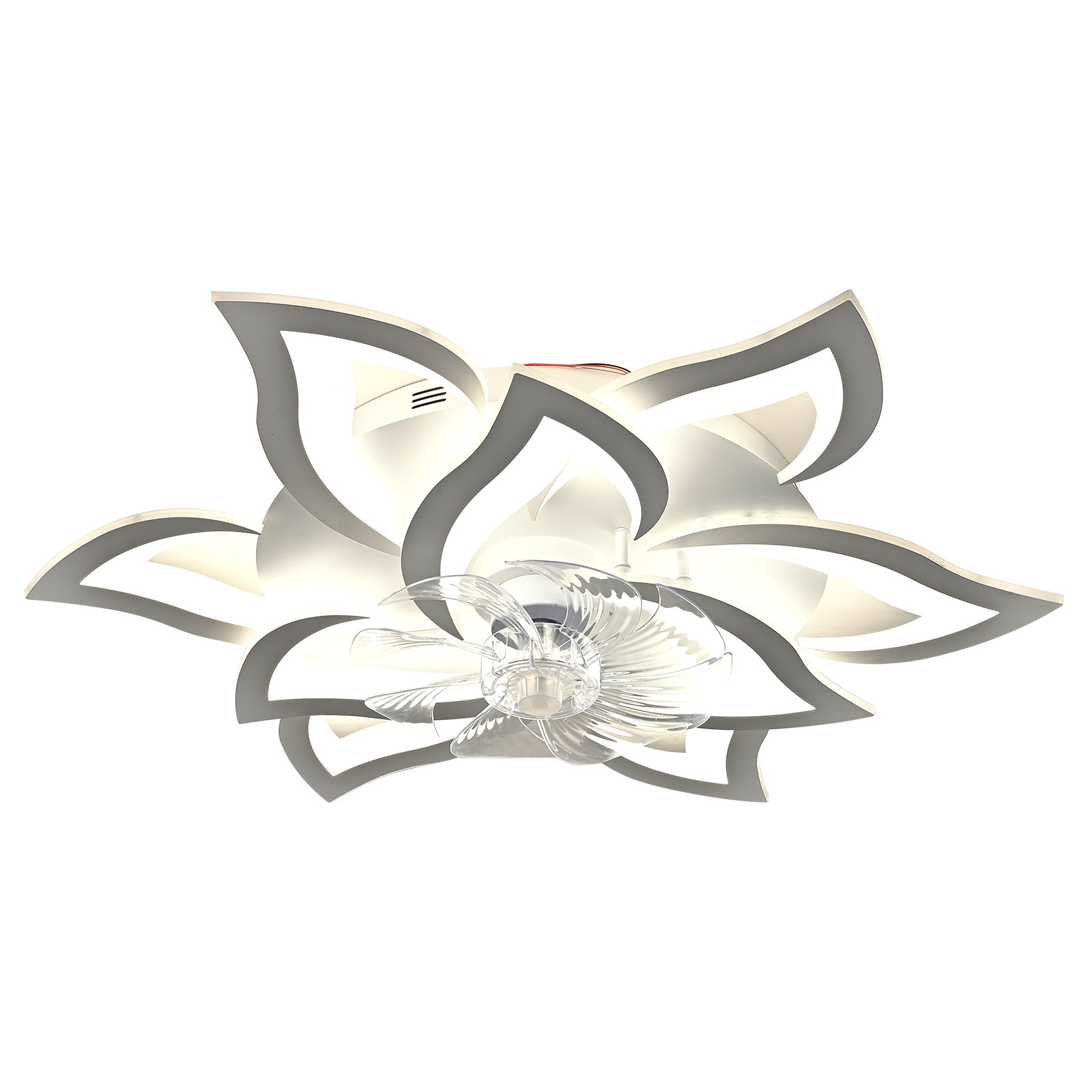 Wrought Studio Ceiling Fans with Lights and Remote, Modern Indoor Flush ...