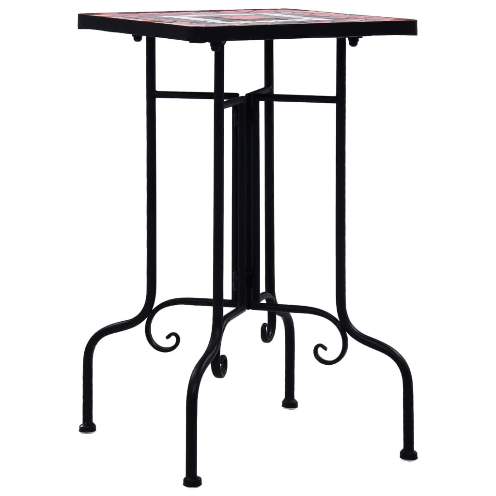 Astoria Grand Side Table Terracotta and White Small Decorative Accent ...