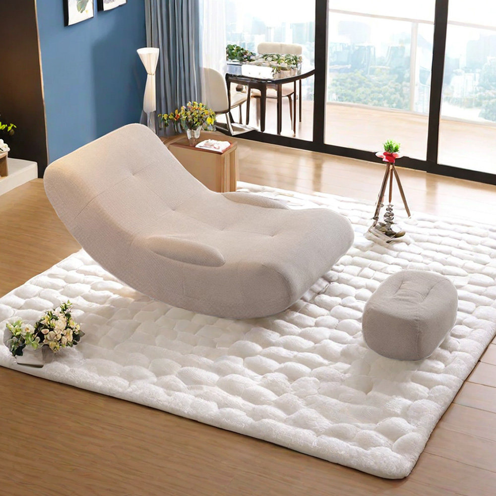 ChairVogue Ergonomic Crescent Shape Rocking Chair Rocking Chair | Wayfair