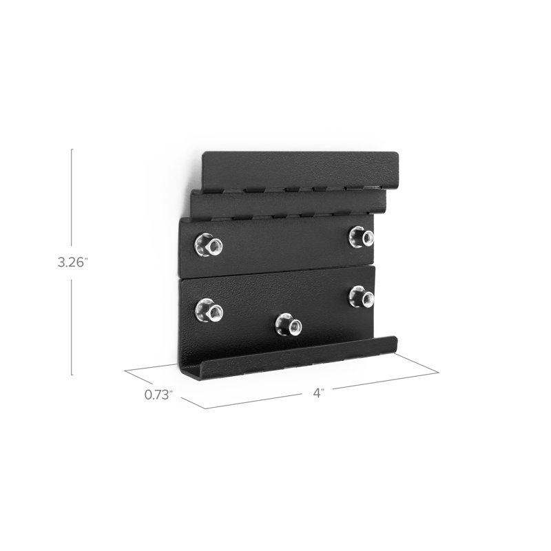 NewAge Products Slat Wall Bracket Black | Wayfair