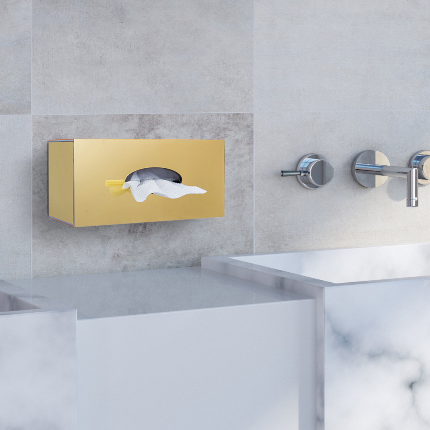 Mercer41 Rectangular Wall Bathroom Tissue Box Cover | Wayfair