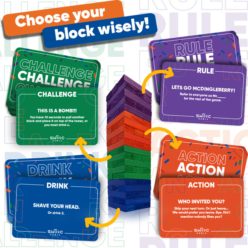 SWOOC Ultimate Party Tower Game & Reviews | Wayfair