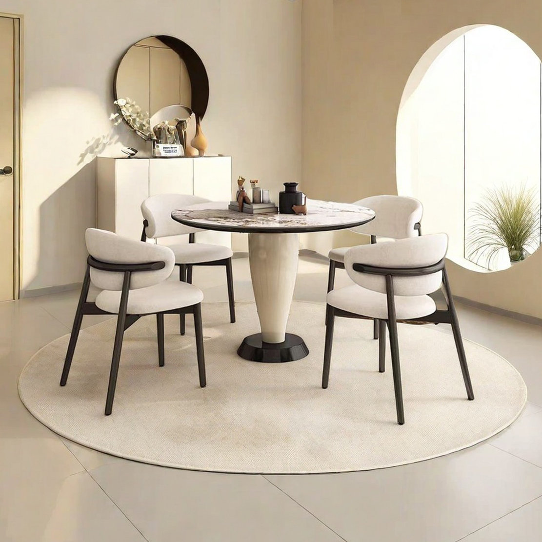 A Bestiary Living French Cream Style Table and Chair Combination | Wayfair
