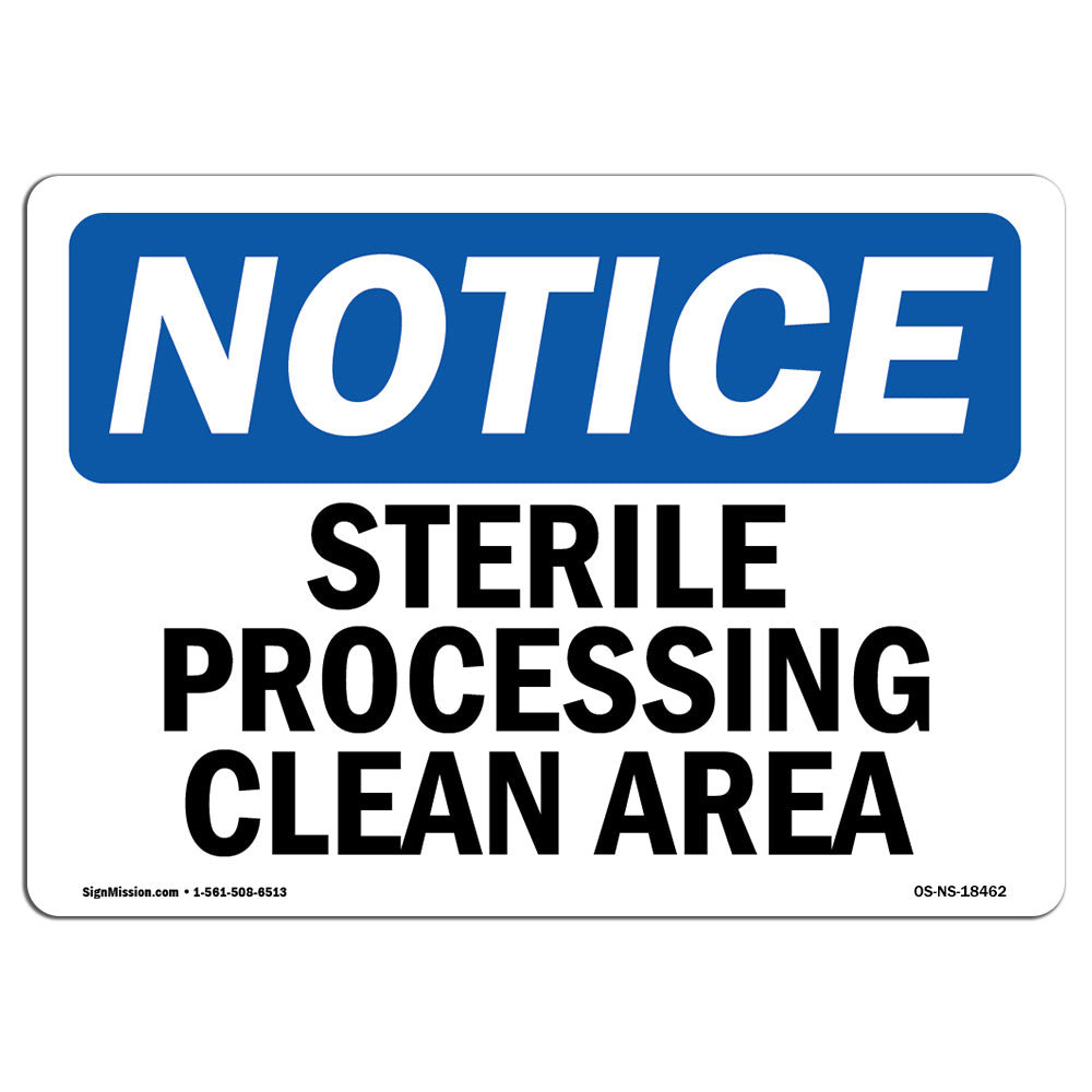 SignMission Sterile Processing Clean Area | Wayfair