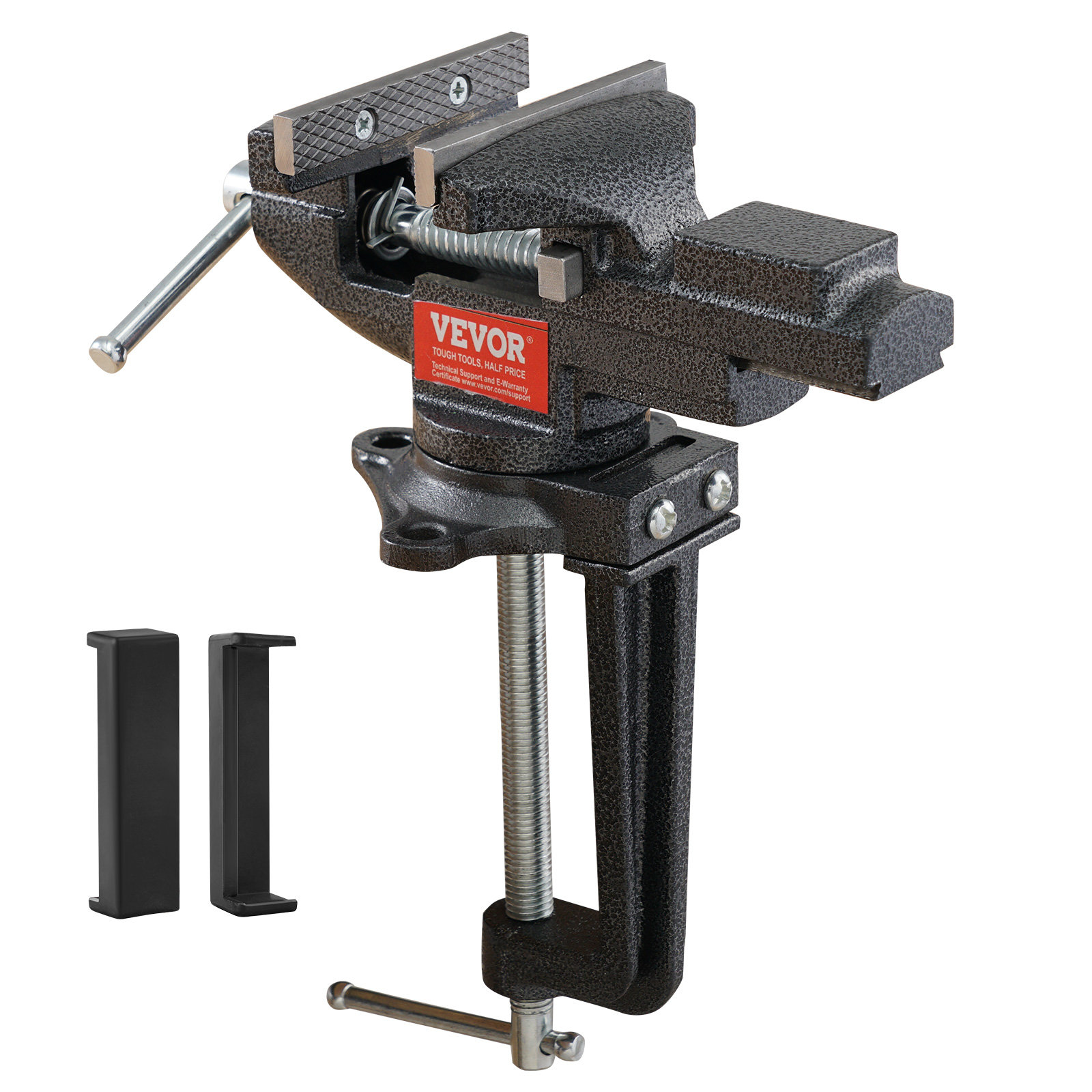 VEVOR Bench Vise, 2.2 inch Dual-Purpose Table Vise for Workbench ...