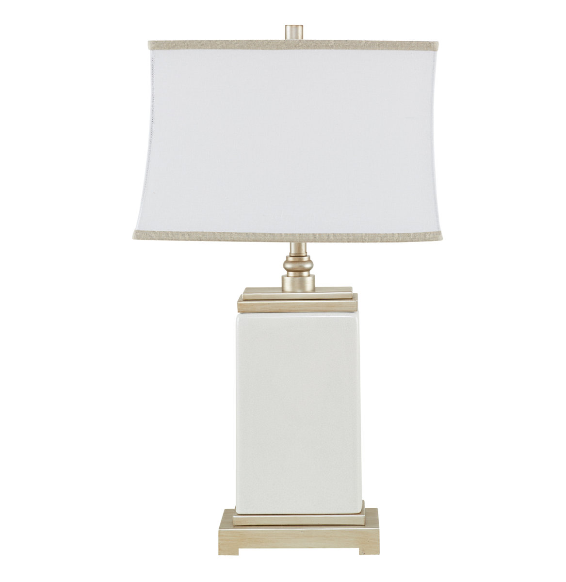 Hampton Hill Colette Rectangular Ceramic Table Lamp & Reviews | Wayfair