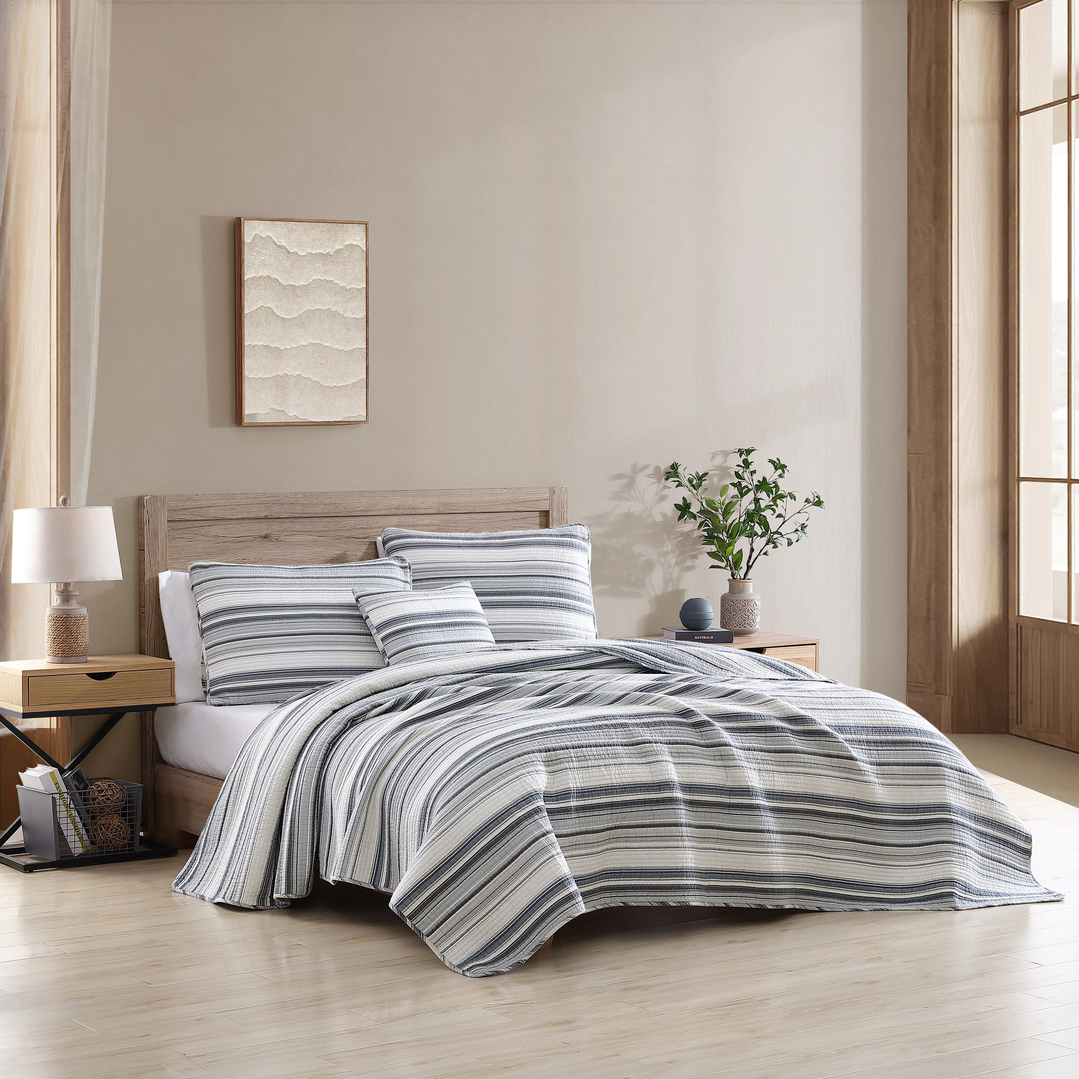 Stone Cottage Bedding Stone Cottage Fresno Cotton Blue 4 Piece Bonus ...