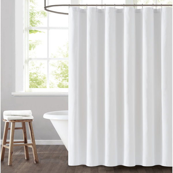 Truly Soft Everyday Solid Color Microfiber Shower Curtain & Reviews ...