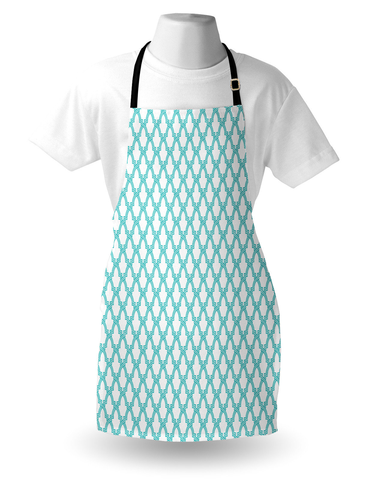 East Urban Home Traditional Apron Unisex, Morroccan Tiles, Adult Size ...