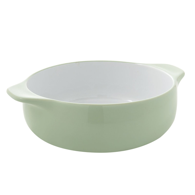 KitchenAid® Vitrified Stoneware Round Baker, 2.25-Quart, Pistachio ...
