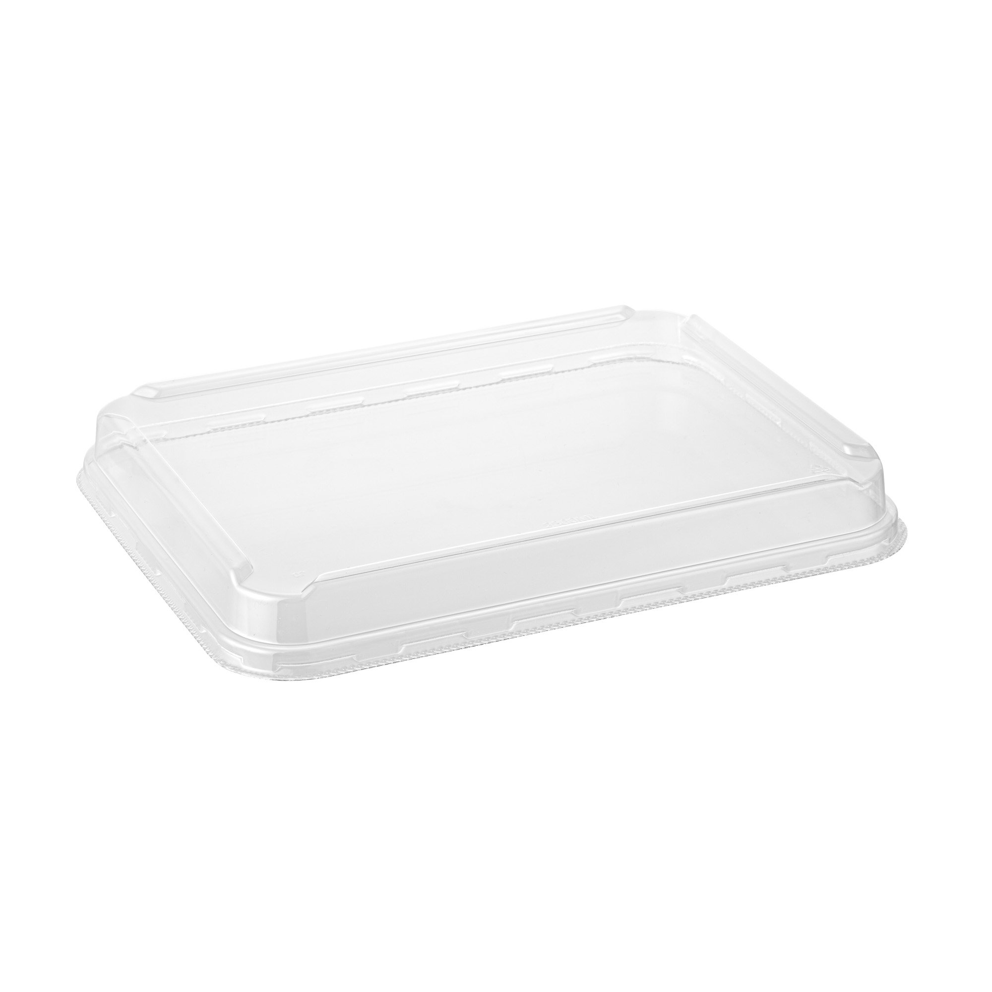 Restaurantware Clear Plastic Lids Only For Rectangular Food Containers ...