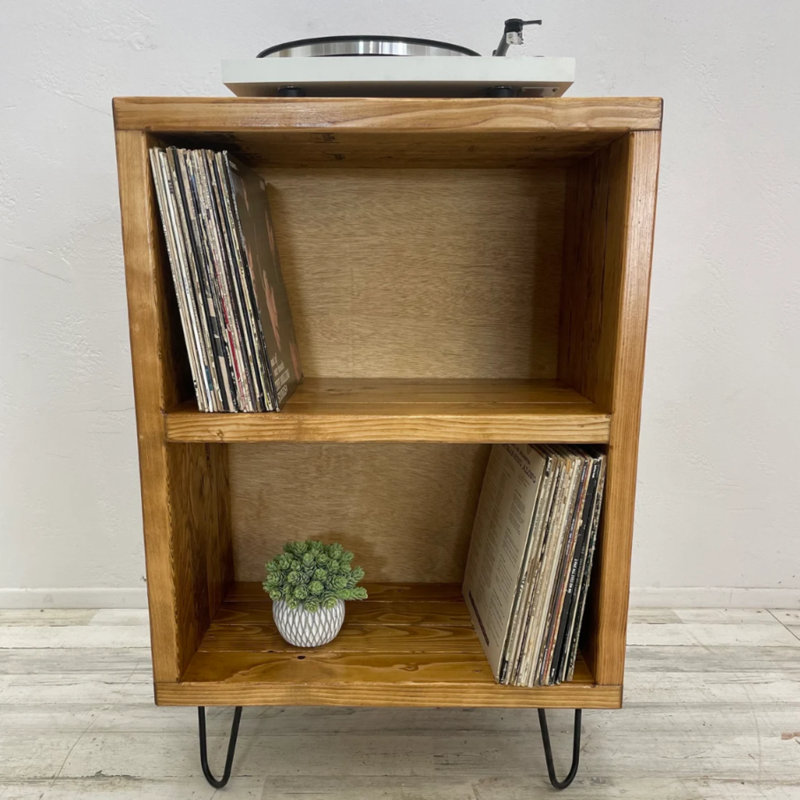 Loon Peak® Double Stack Vinyl Record Storage | Wayfair