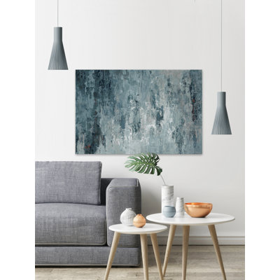 17 Stories " Tainted Dark Blues " by Parvez Taj Painting Print on ...