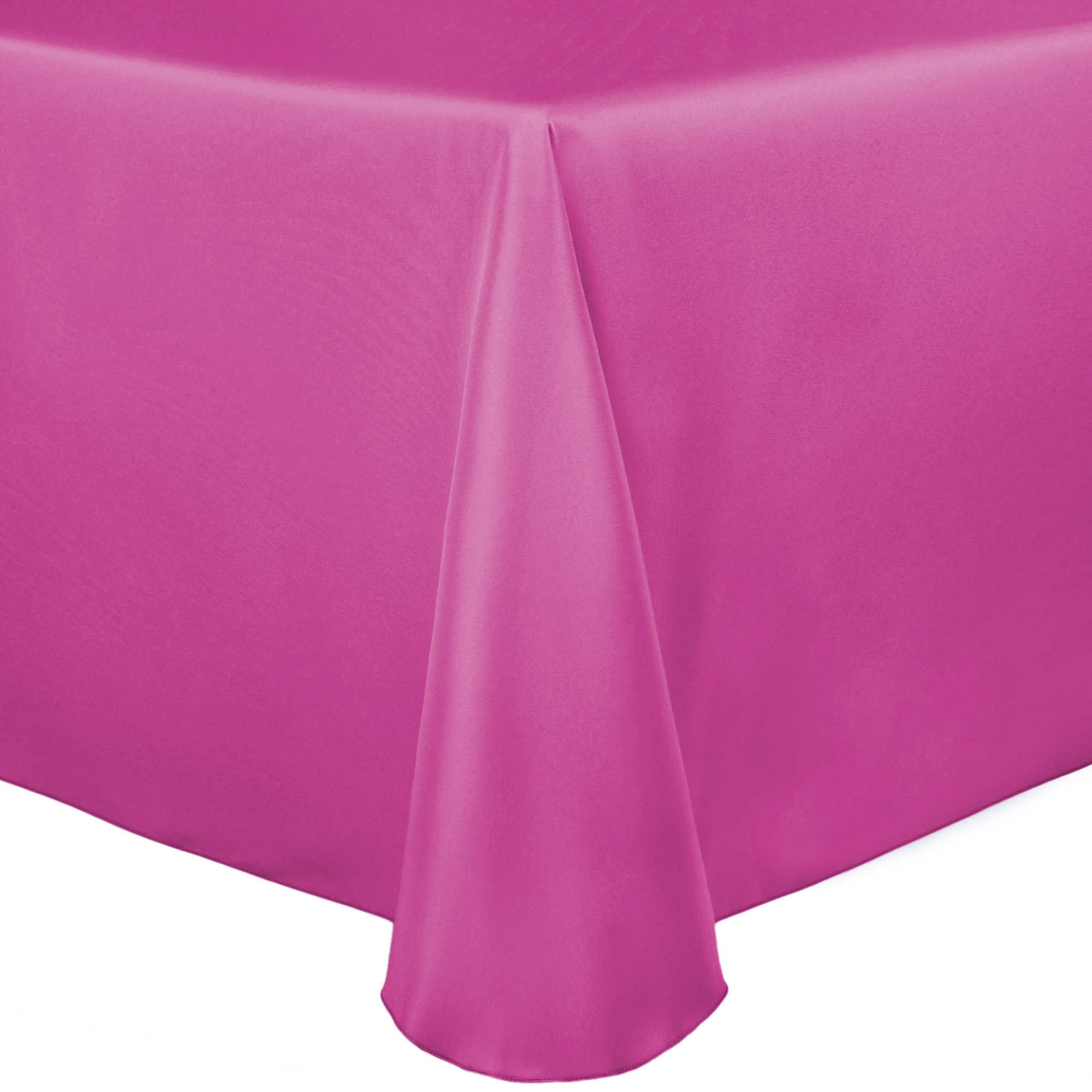 Ultimate Textile -10 Pack- Bridal Satin 108 X 132-Inch Oval Tablecloth ...