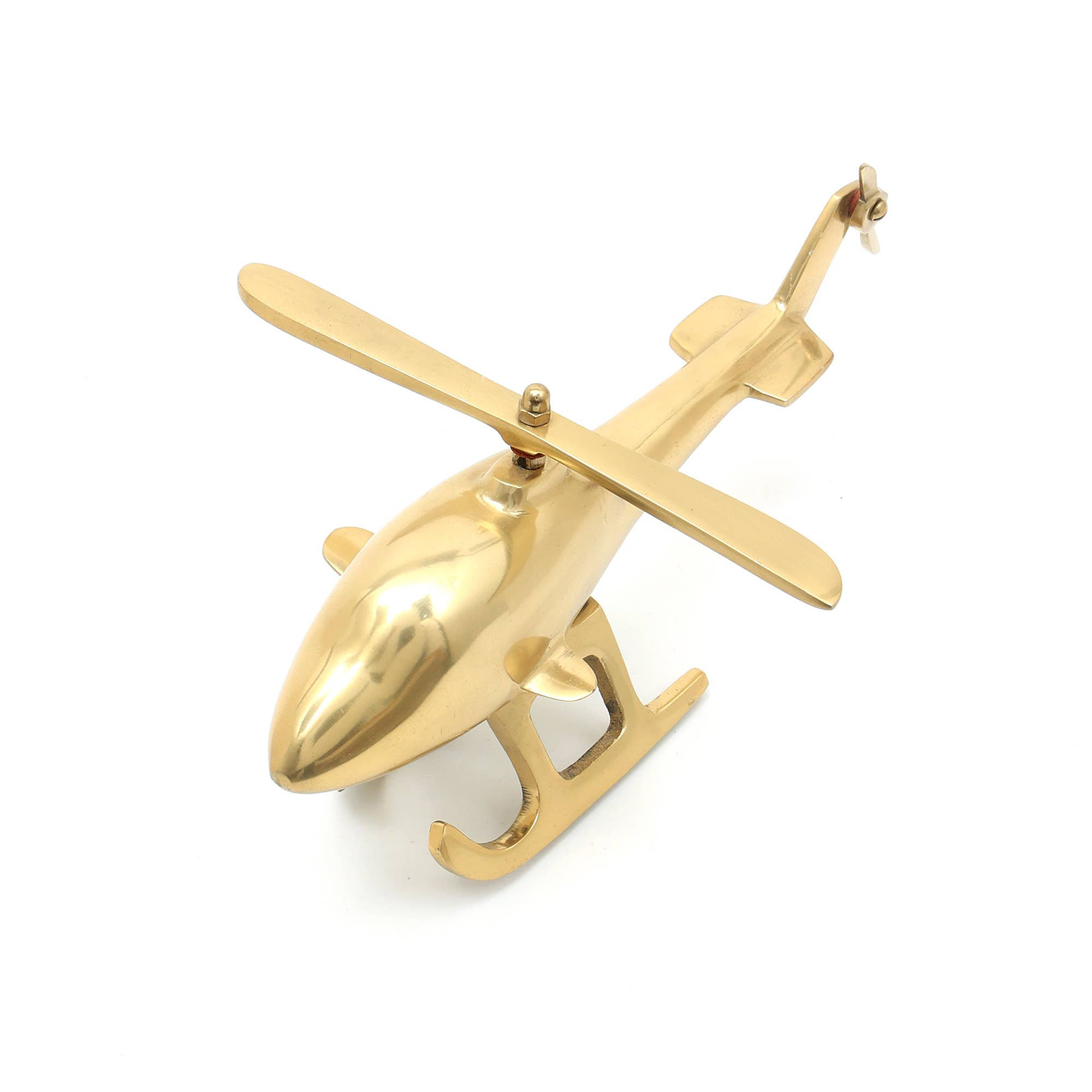 Mercer41 Decorative Aluminium Electroplated Table Décor Helicopter ...