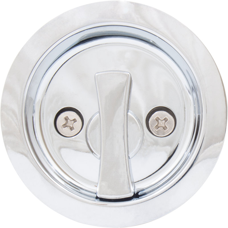 Stone Harbor Hardware Round Pocket Door Lock & Reviews | Wayfair