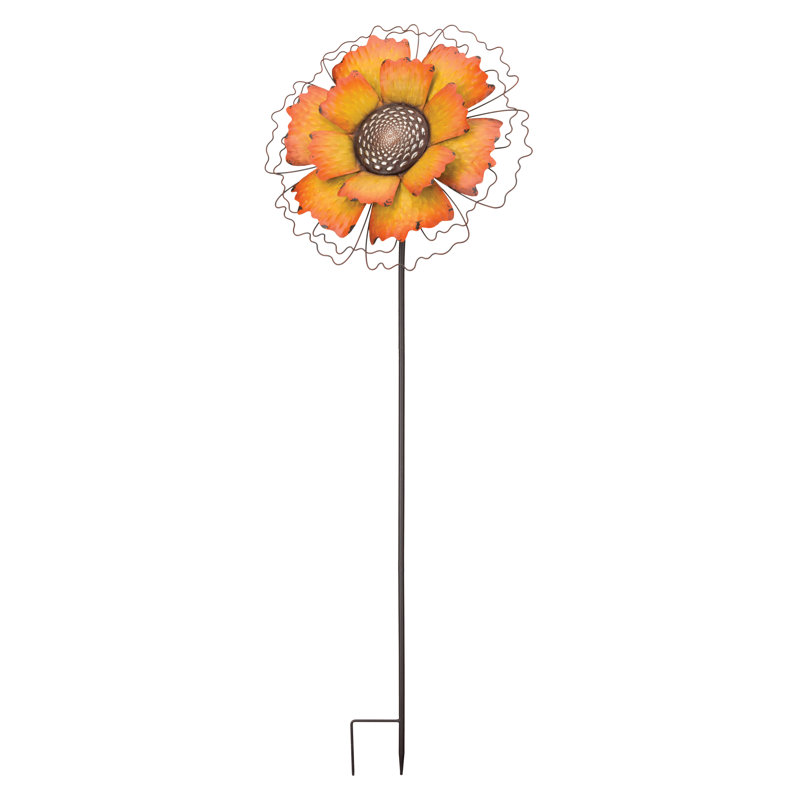 Regal Art & Gift Giant Rustic Flower Stake - Orange & Reviews - Wayfair ...