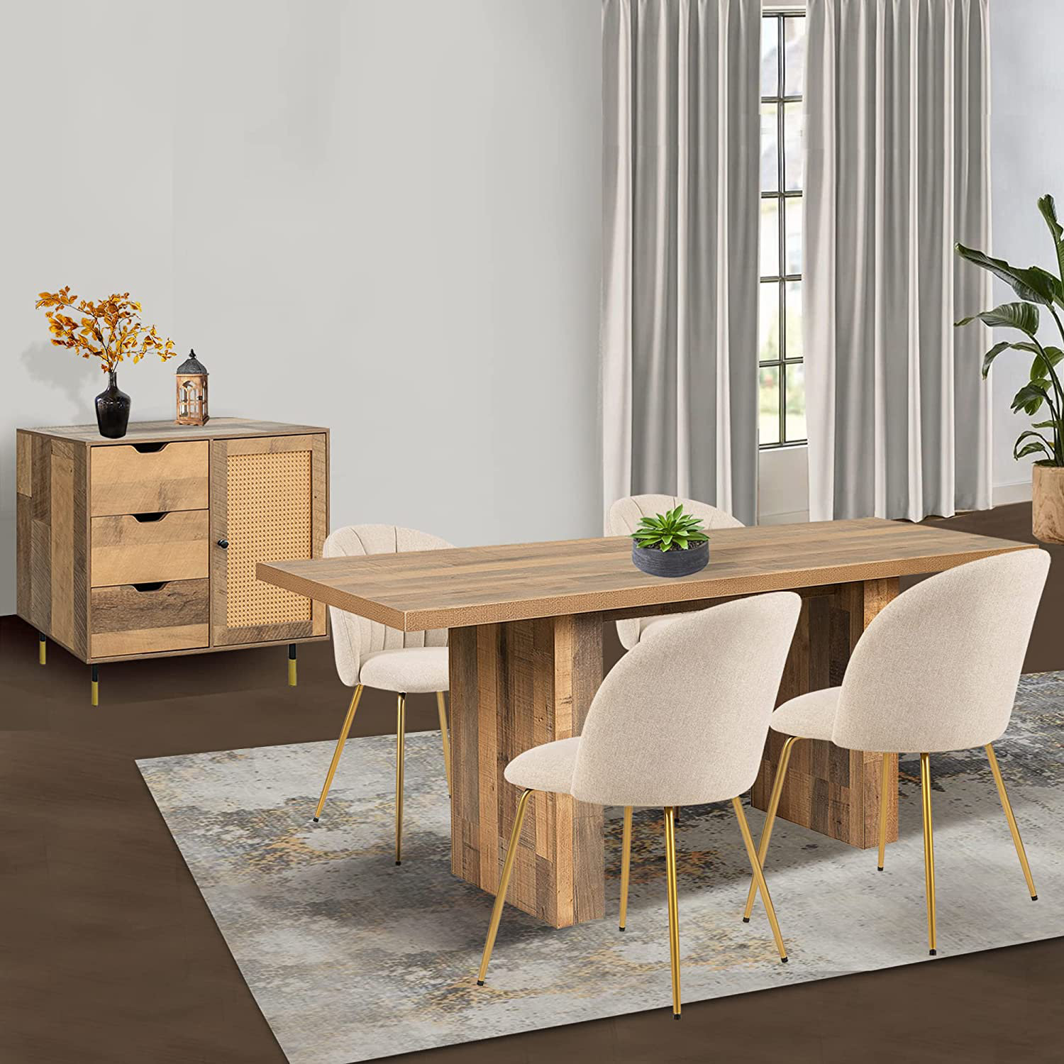 Millwood Pines Abdul-Lateef 4 - Person Dining Set | Wayfair