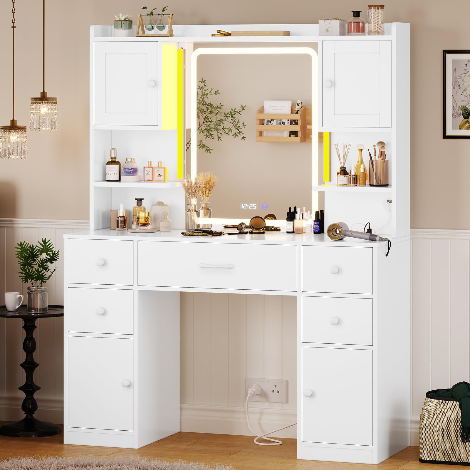 Wade Logan Bhateri Vanity with Mirror & Reviews - Wayfair Canada
