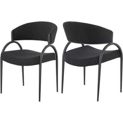 Orren Ellis Solid Back Arm Chair & Reviews | Wayfair