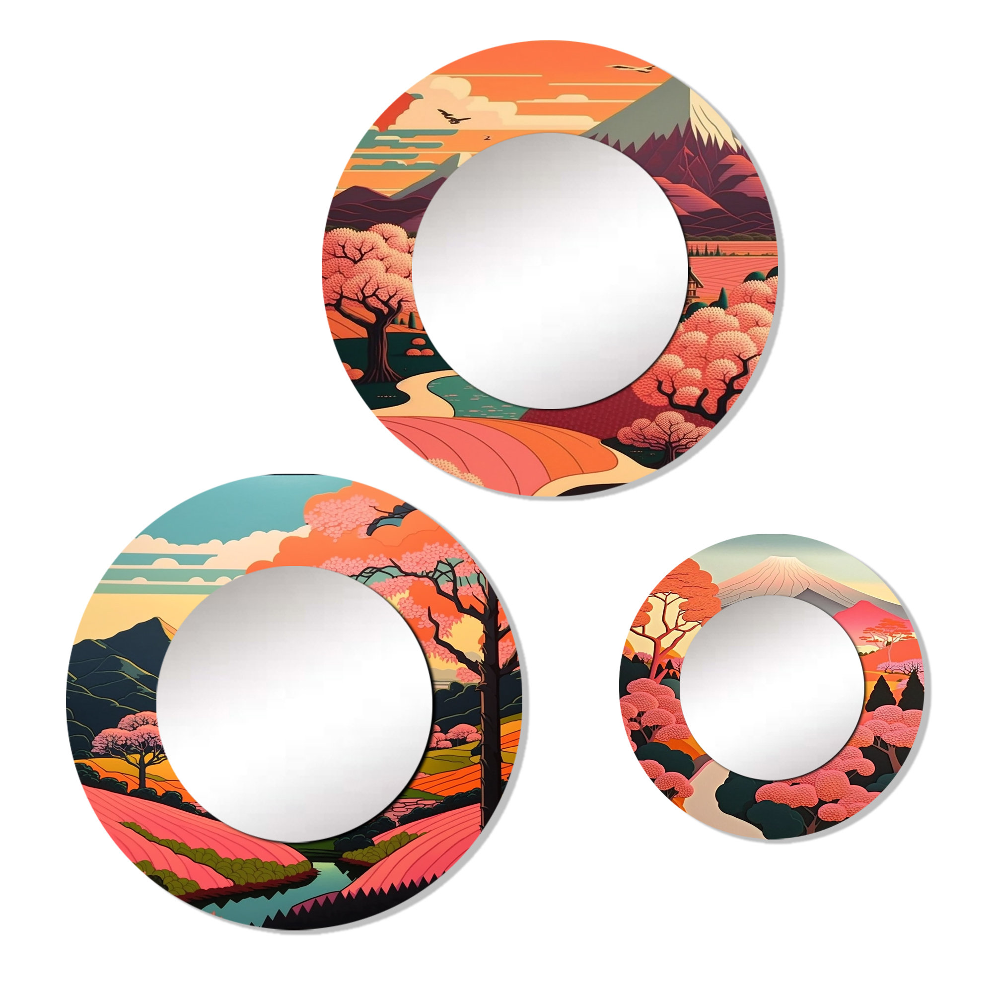 Red Barrel Studio® 3 Piece Narrissa Mirror Set | Wayfair
