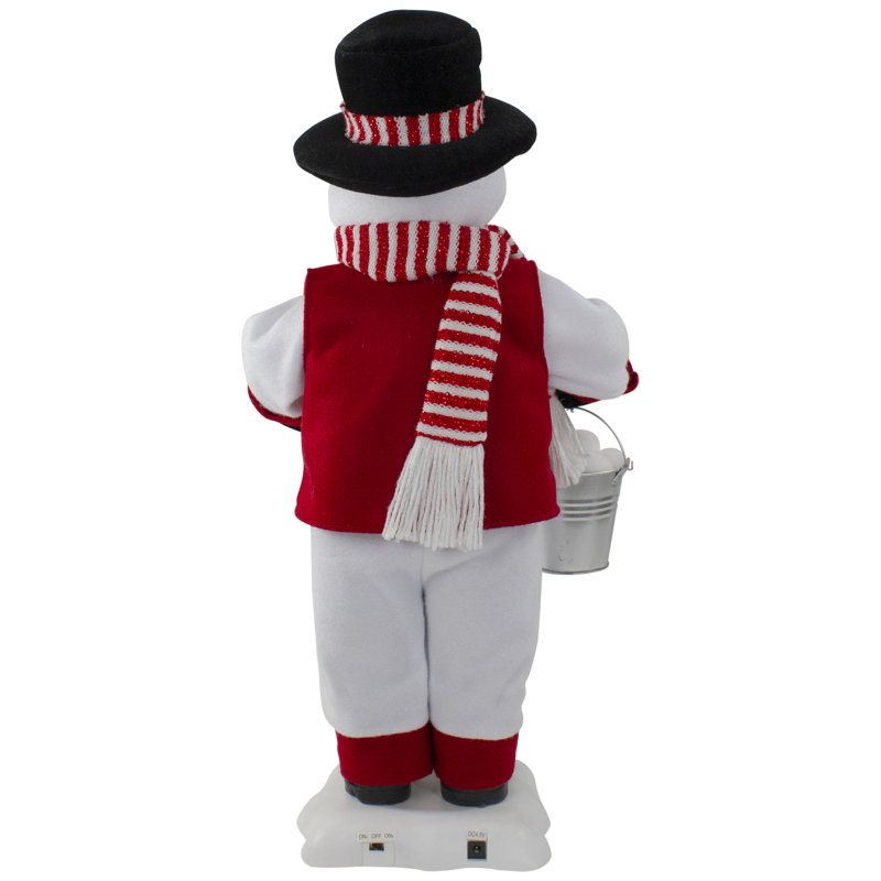 Northlight Seasonal 24" Lighted and Animated Musical Snowman Christmas ...