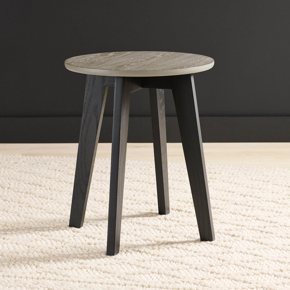 Rabbet Swain Solid Oak Leg End Table & Reviews | Wayfair