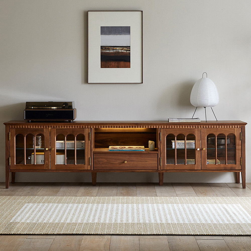 Bkoksety American Country Vintage TV Stand Cabinet | Wayfair