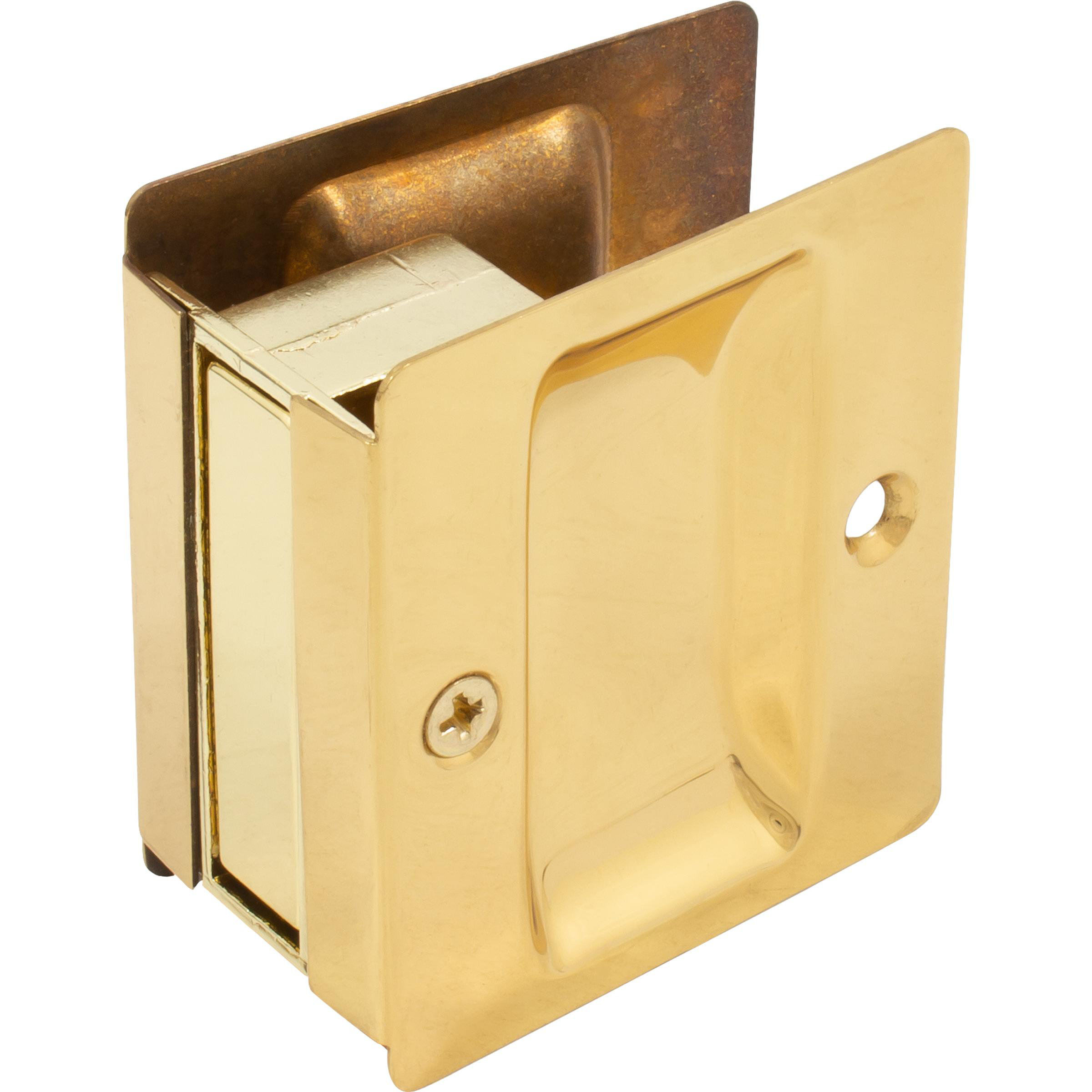 Stone Harbor Hardware Premium Square Pocket Door Lock, Passage (Hall ...