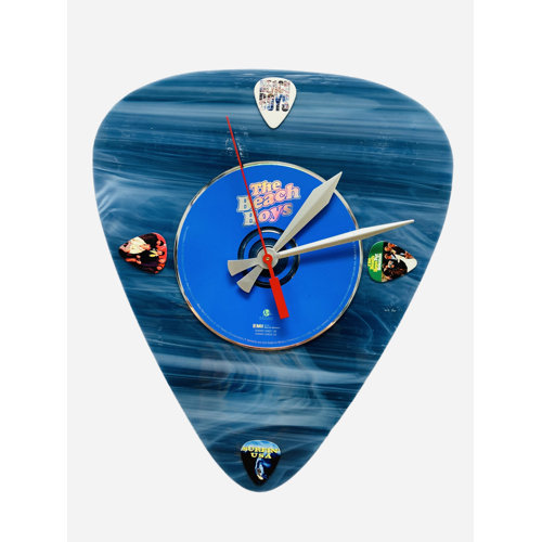 Rocking The Clock Studio Series Glass Wall Clock | Wayfair