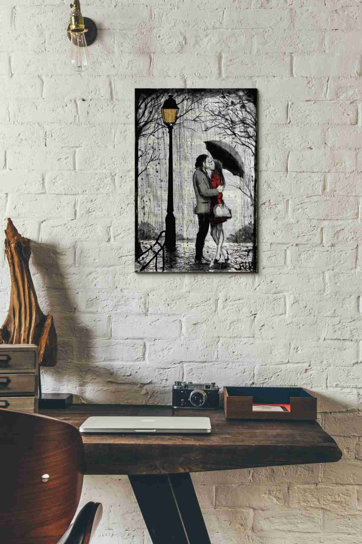 Winston Porter Epic Graffiti 'Lamp' By Loui Jover, Canvas Wall Ar Lamp ...