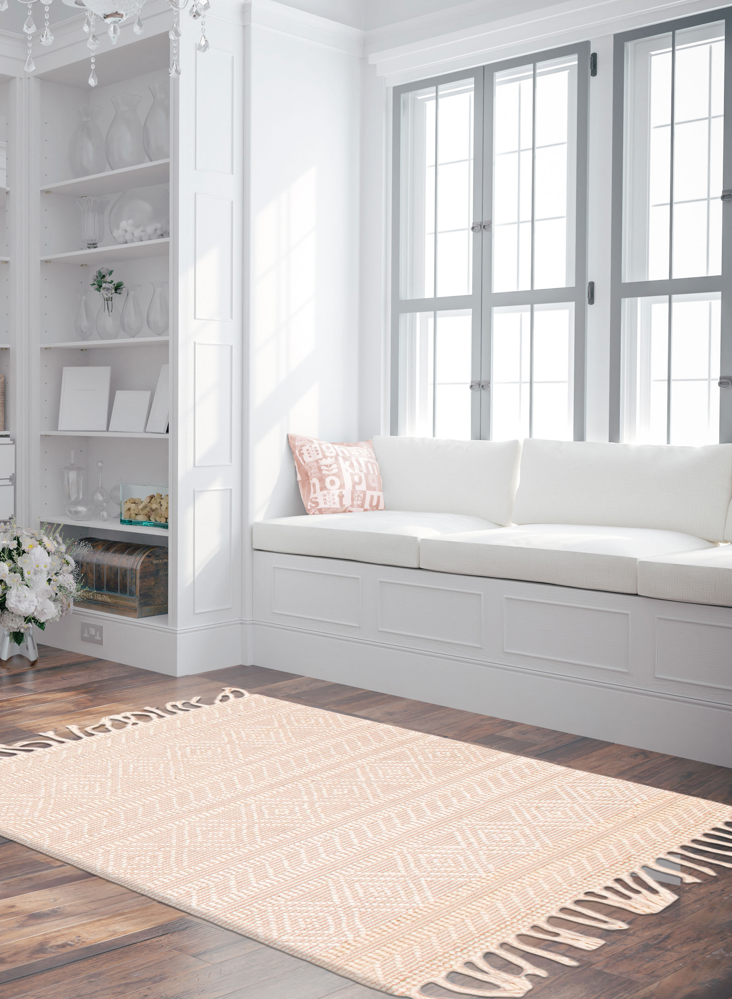 Union Rustic Sienna Cream Rug 4'0" x 5'6" - Wayfair Canada