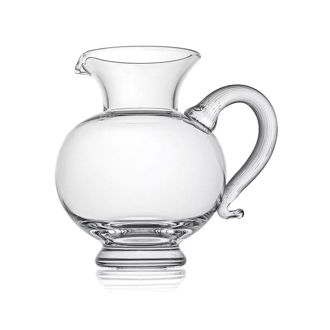 Darby Home Co Archiquette Pitcher H.18 Cm. Clear With Lined Handle Lt.1 ...