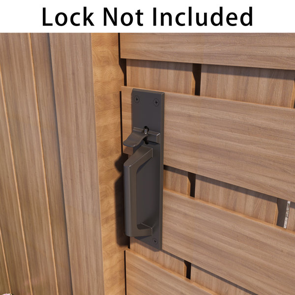 JUBEST Heavy Duty Gate Latch, Two Sided Gate Latch for Outdoor Fence ...