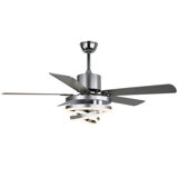 Wayfair | Chrome Ceiling Fans You'll Love in 2024