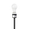 Mercer41 Modern 38" Black Marble And Iron Torchiere Table Lamp | Wayfair