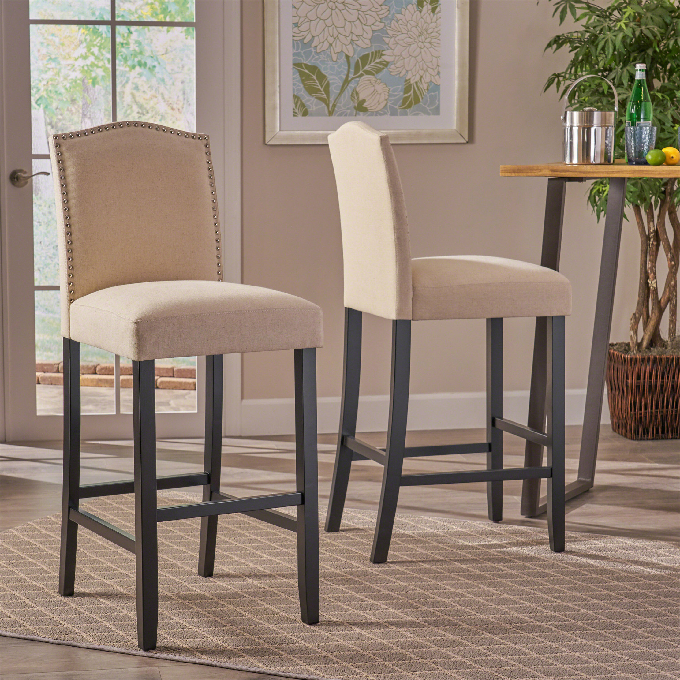 Canora Grey Traditional Bar Stools Set | Wayfair