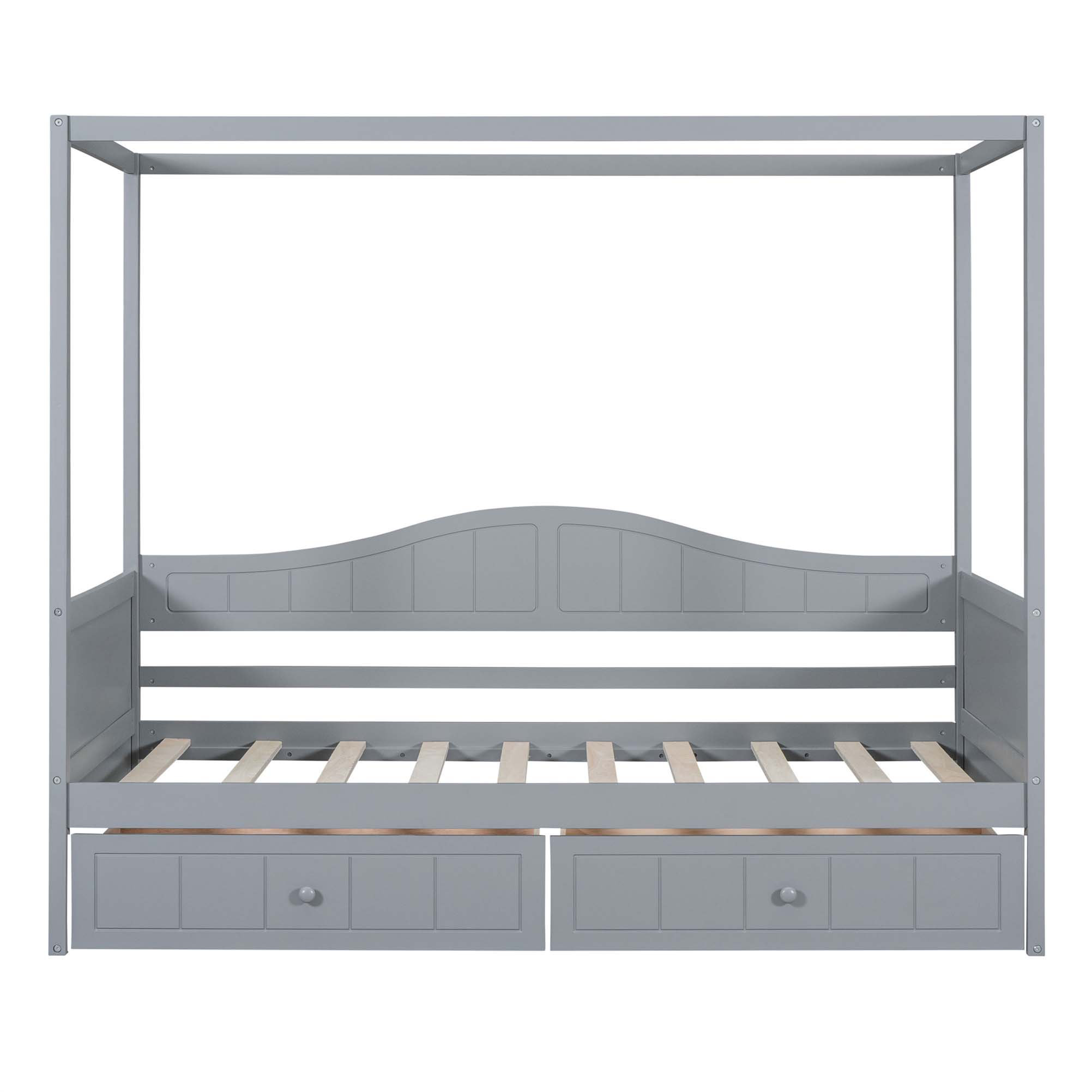Ophelia & Co. Canopy Day Bed With 2 Drawers - Wayfair Canada