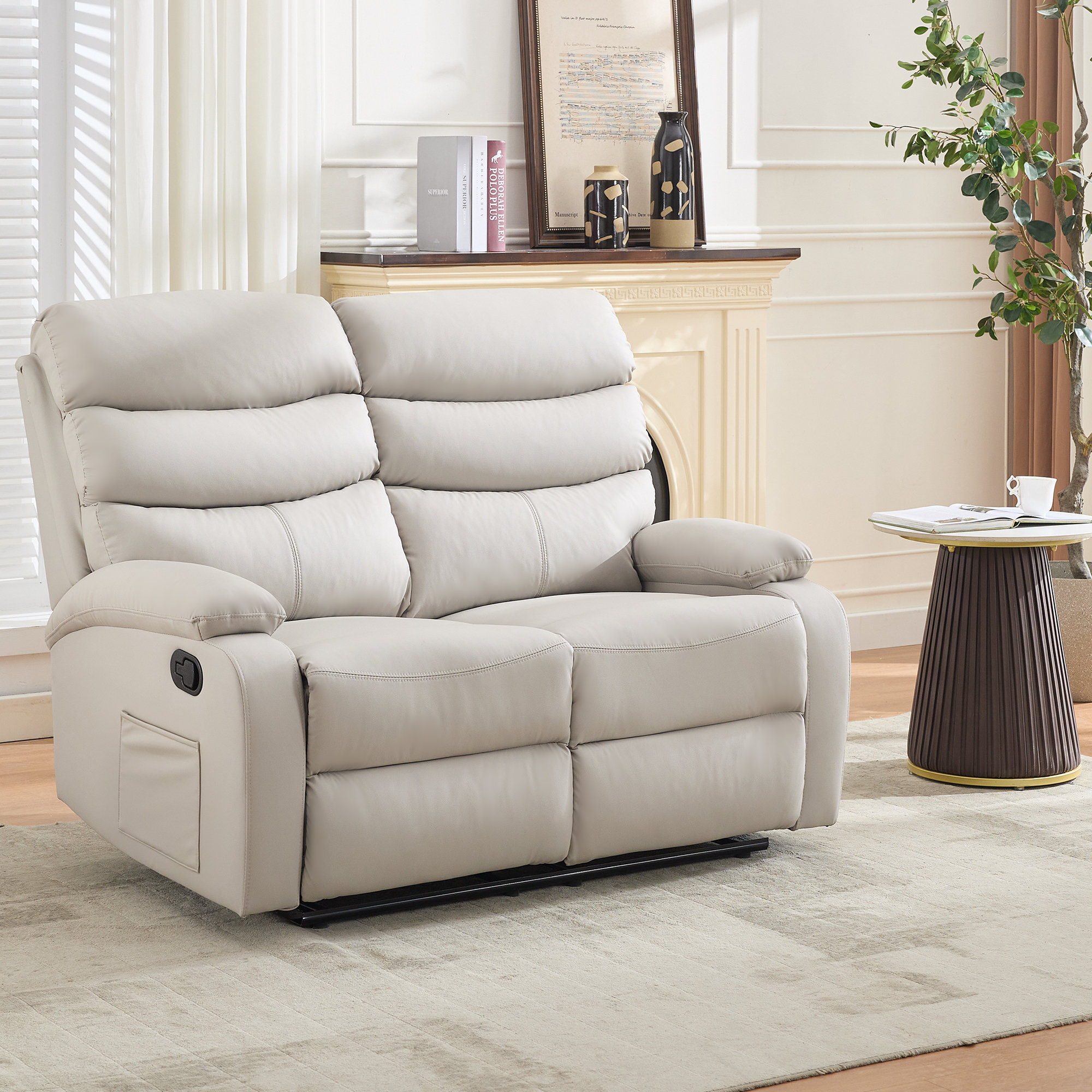 small recliner settee